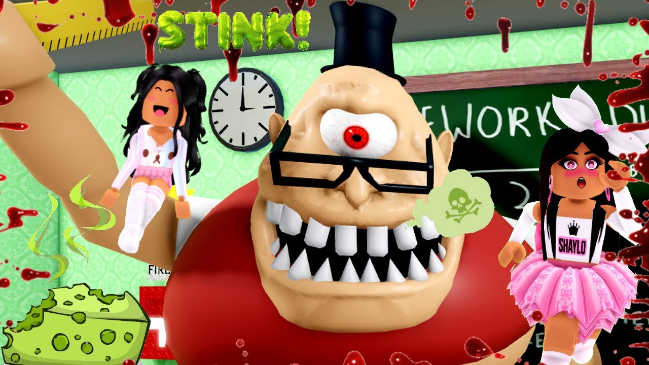 ME & MY DAUGHTER MUST ESCAPE FROM MR STINKY DETENTION OR ELSE!!! 💩🤢 ...