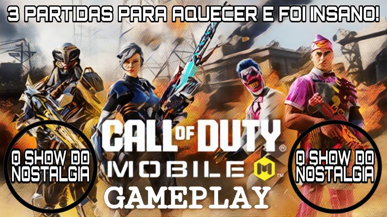 3 PARTIDAS PARA AQUECER E FOI INSANO! Nostalgia Joga "CALL OF DUTY ...