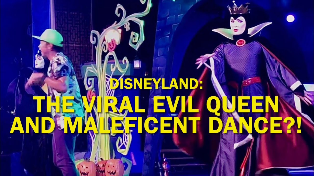 The Viral Evil Queen and Maleficent DANCE at Disney Villains Dance ...