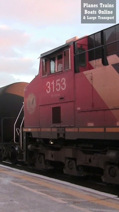 #shorts CN M397 Manifest Train With CN 3082 & CN 3153 Locomotives Strathroy Sub - YouTube