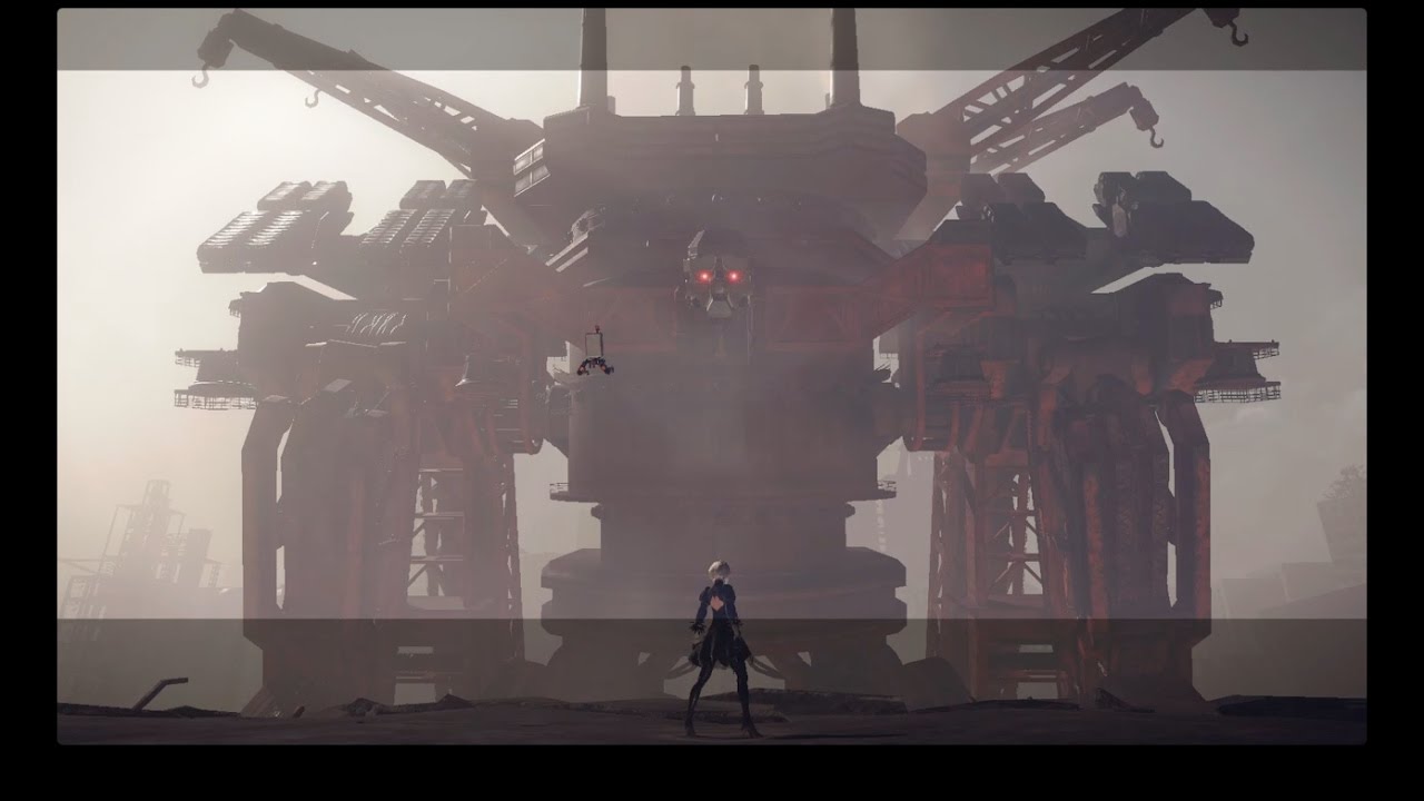 NieR: Automata | Goliath Boss Cinematic - YouTube
