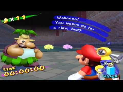 Super Mario Sunshine - Blooper Surfing Safari Secret Shine - YouTube