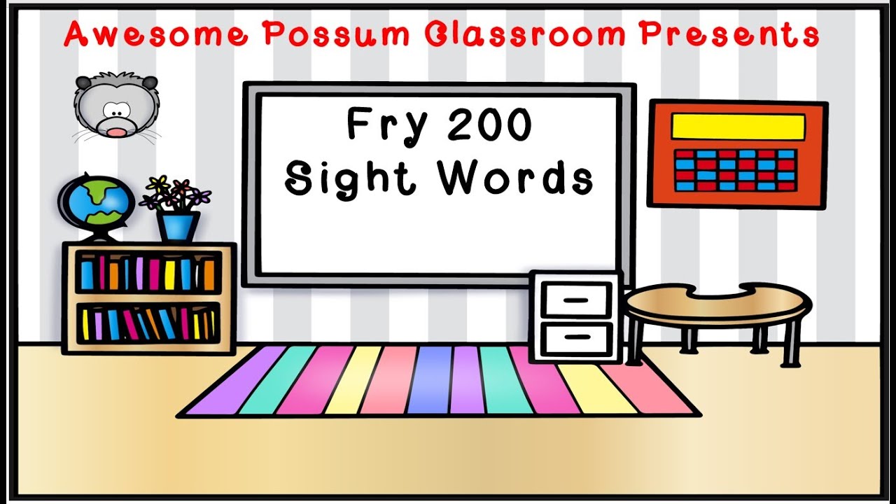Fry 200 Sight Words - YouTube