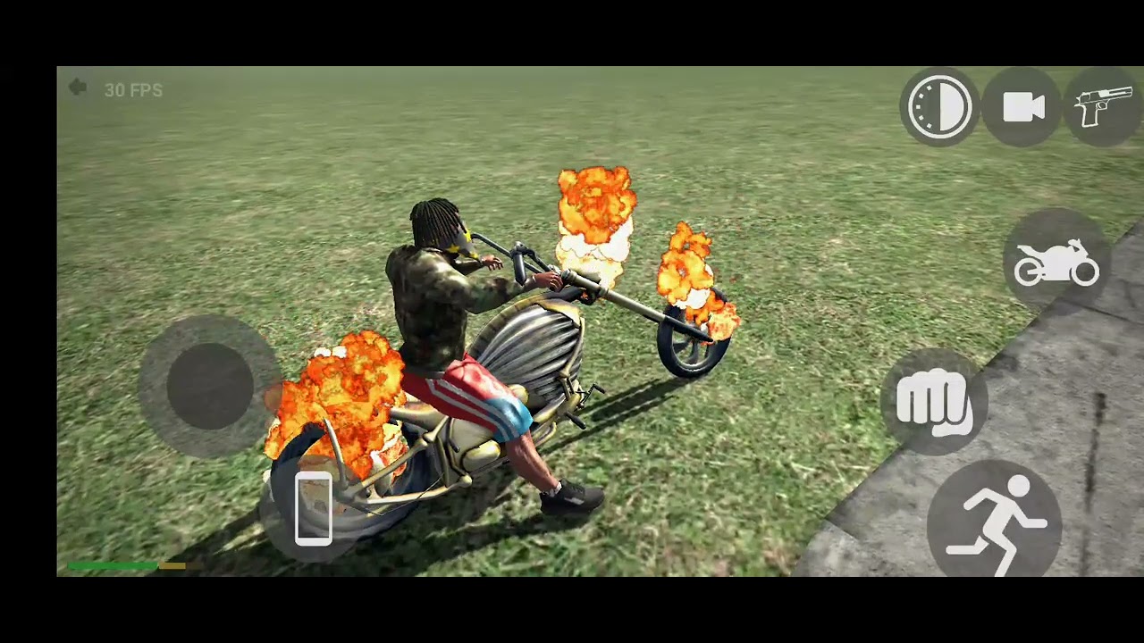 Ghost rider bike GTA 3 bike rider - YouTube