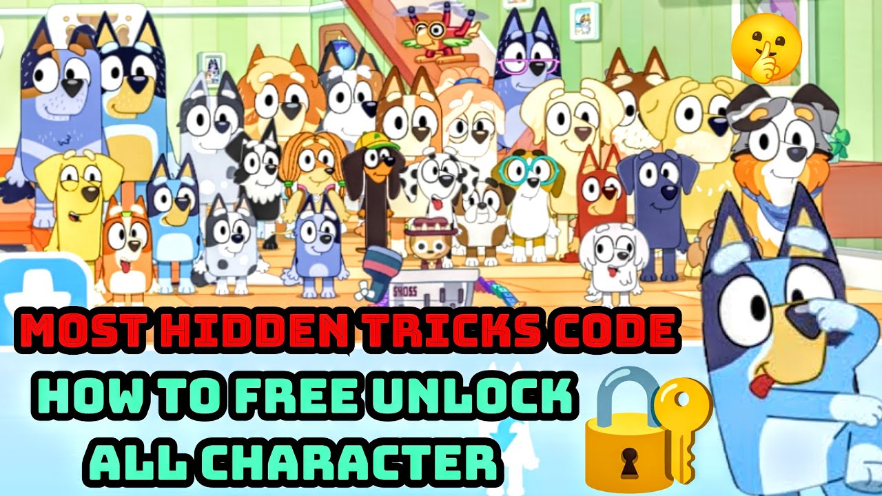 Bluey The Videogame Most Hidden Tricks Code How To Free Unlock All ...