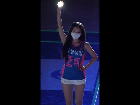 [4K] 221214 삼성블루밍스 강수지 치어리더 (작전 타임 응원3)
