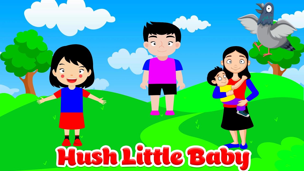 Hush Little Baby With Lyrics And Action | Nursery Rhymes Box | Nursery ...