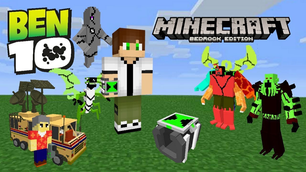 Ben 10 Addon for Minecraft PE! All Classic BEN TEN Characters in MCPE ...