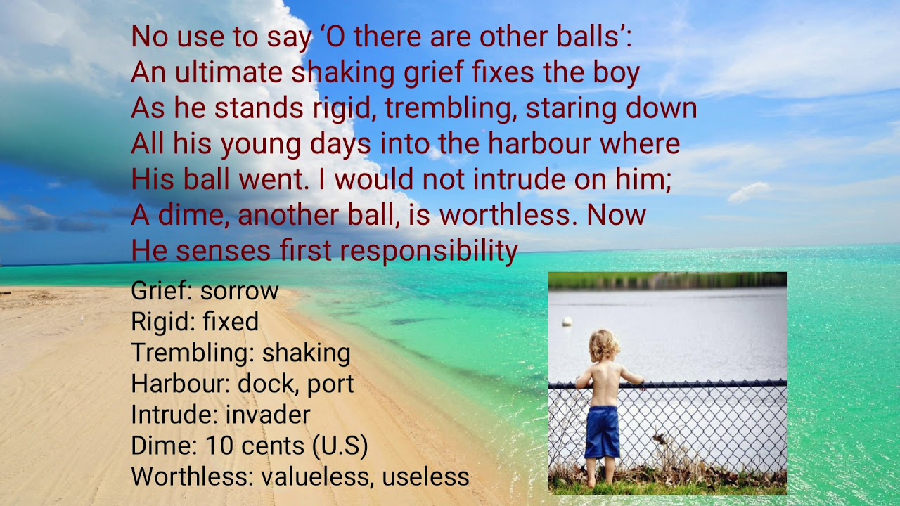 The Ball Poem Class 10 YouTube the-ball-poem-class-10-youtube
