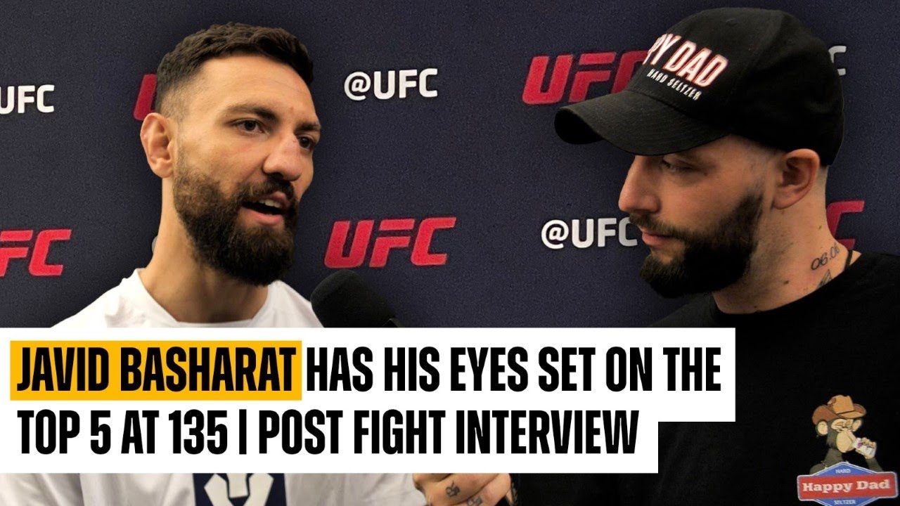 JAVID BASHARAT HAS HIS EYES ON THE TOP 5 AT 135 | POST FIGHT INTERVIEW ...