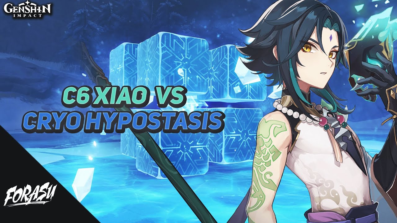 C6 Xiao Vs Cryo Hypostasis (NEW 1.5 Elite Boss) | Genshin Impact - YouTube
