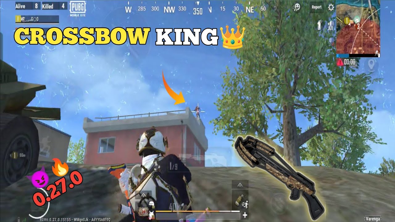 CROSSBOW KING 👑| INTENSE GAMEPLAY|0.270. UPDATE 🔥|PUBG MOBILE LITE! Mr Rinku - YouTube