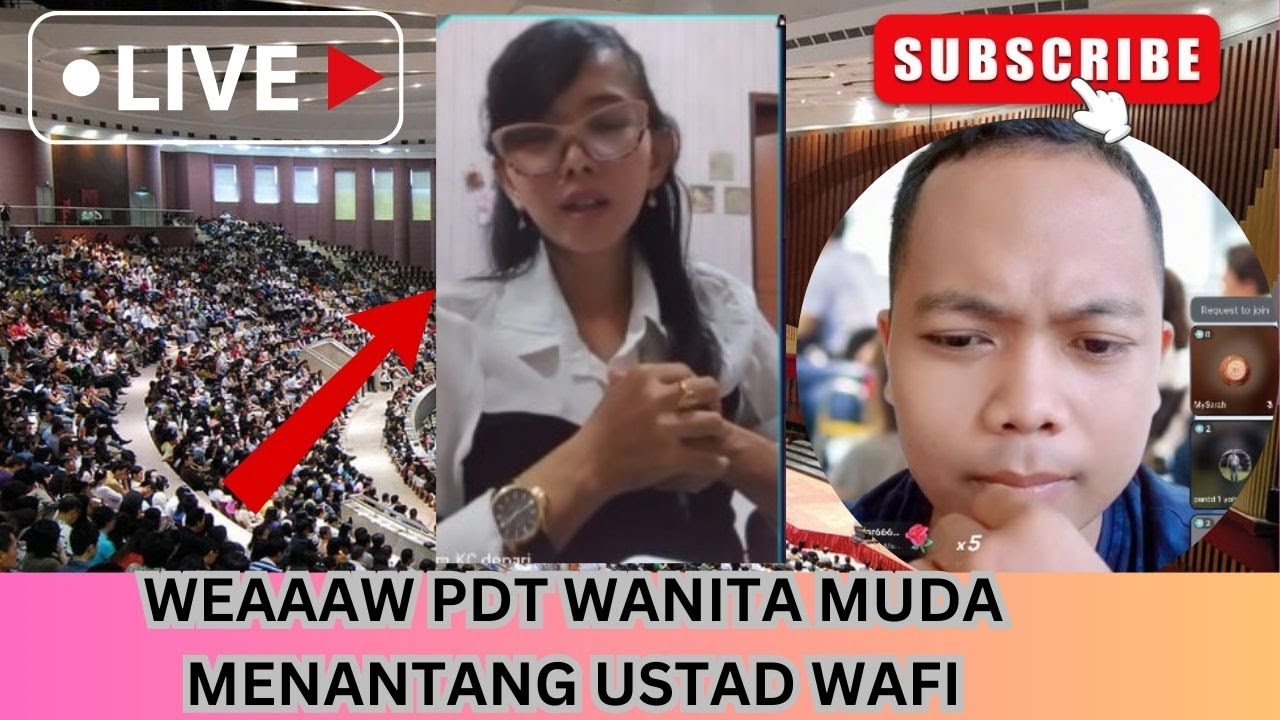 🔴 LIVE - VIRAL - USTAD WAFI DI TANTANG PDT WANITA MUDA - YouTube