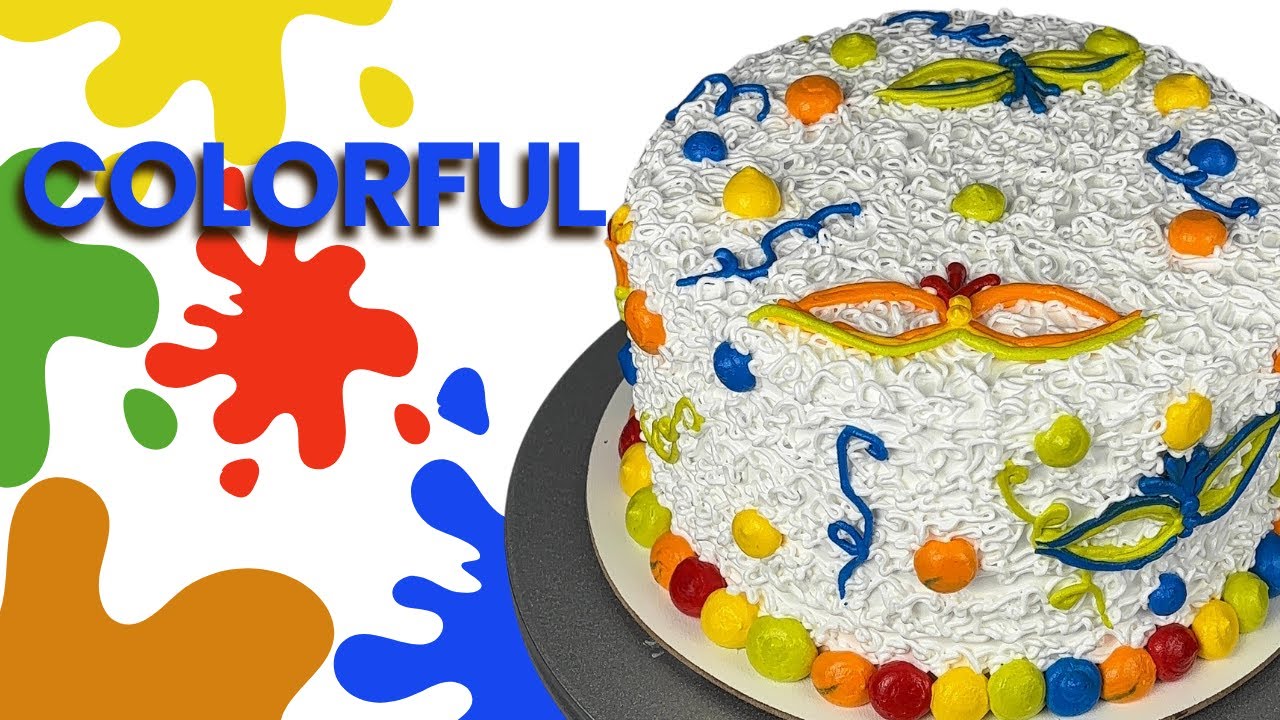 Easy Cake Decorating | Colorful Carnival Cake That’s So Satisfying ...