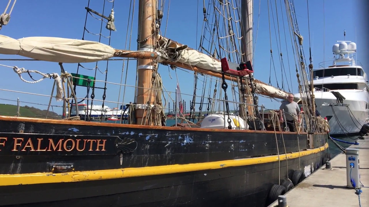 Come aboard the 'Spirit of Falmouth' - YouTube
