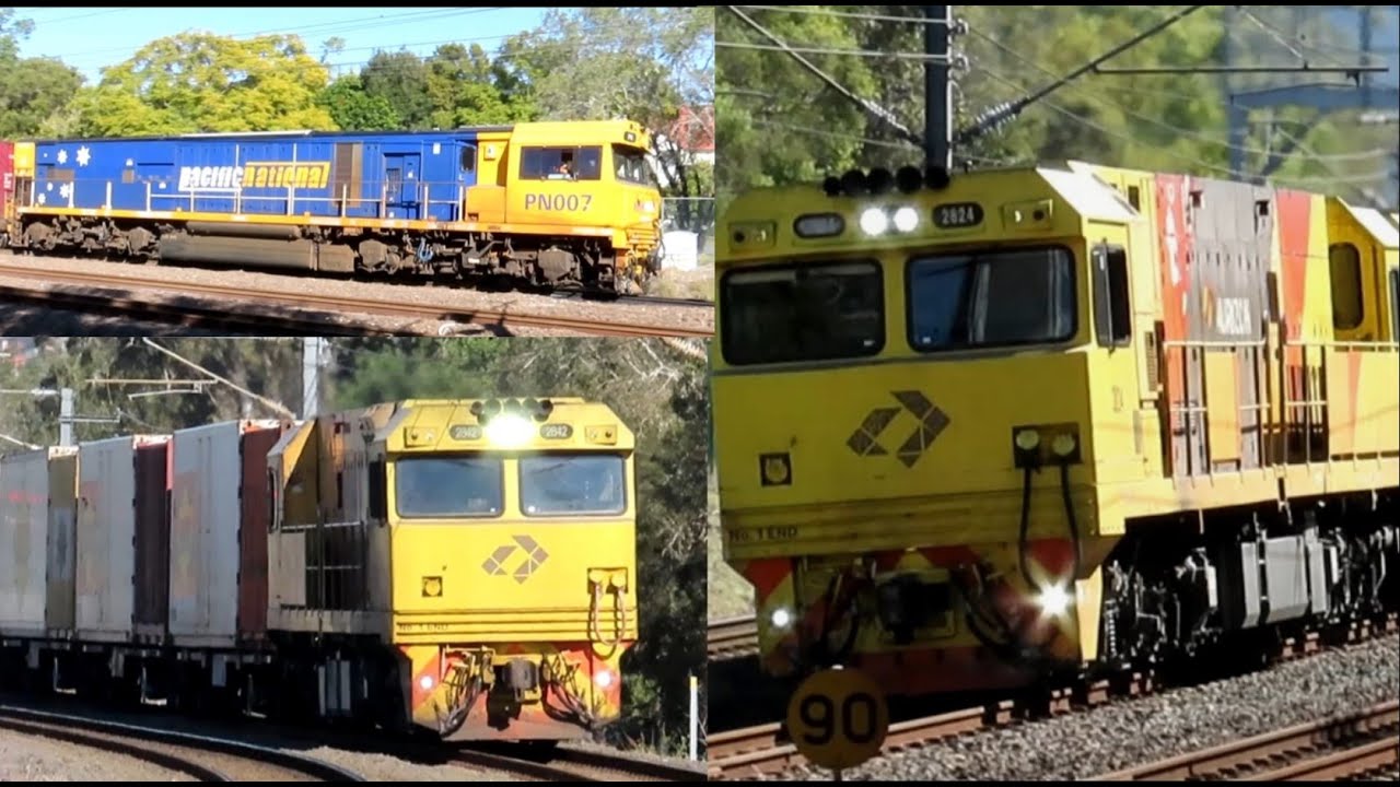 QUEENSLAND Container Trains at Sherwood and Moolabin 29th July 2022 ...