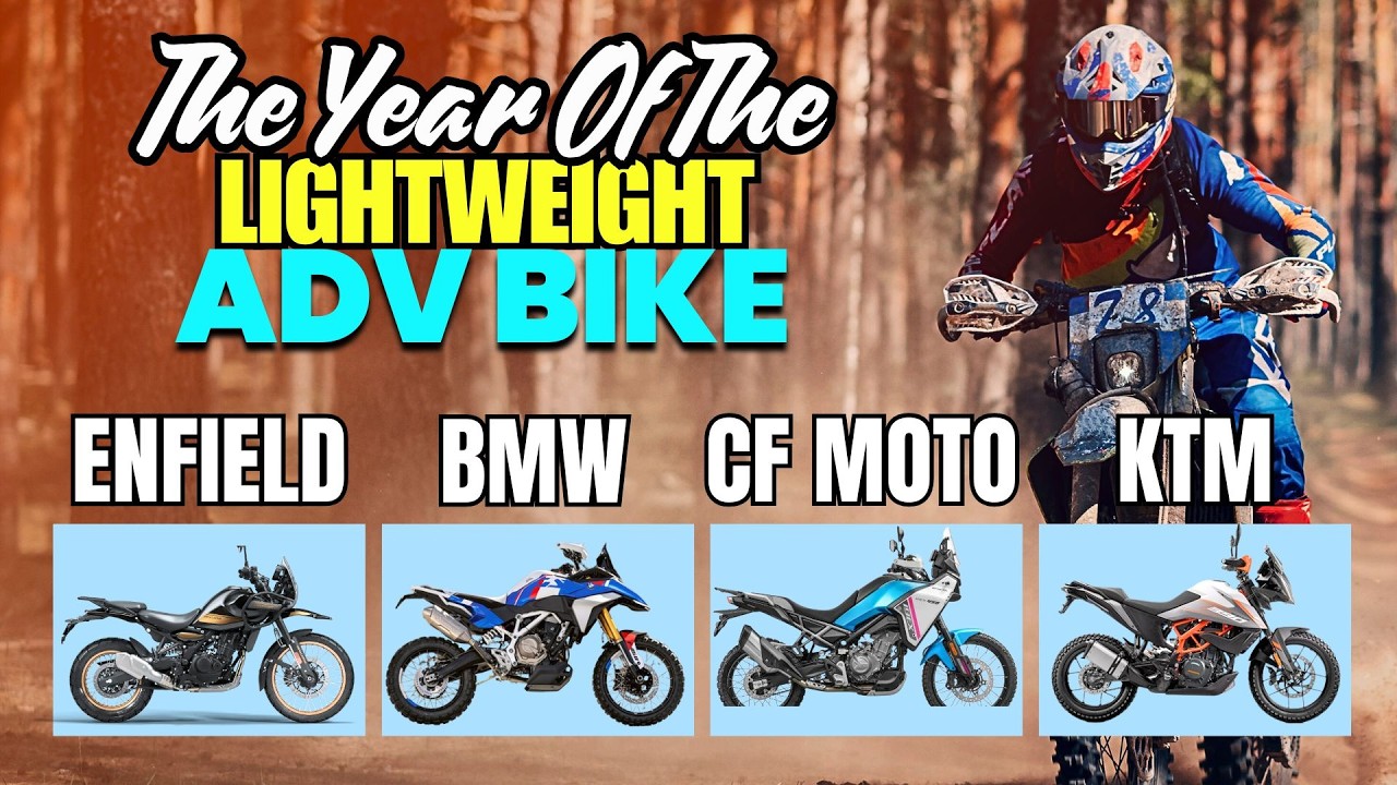 The Best Lightweight Adventure Motorcycles - YouTube