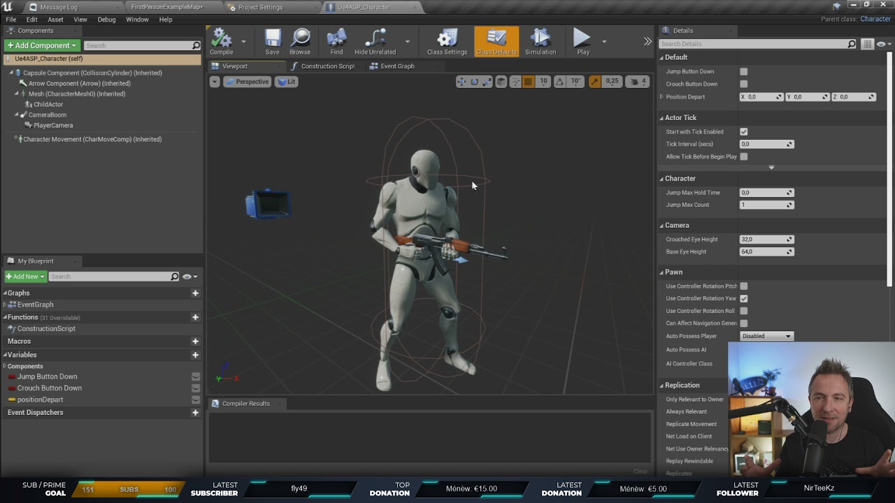 FPS et l'IA des ennemis par le pawn sensing - Unreal Morning #119 - YouTube
