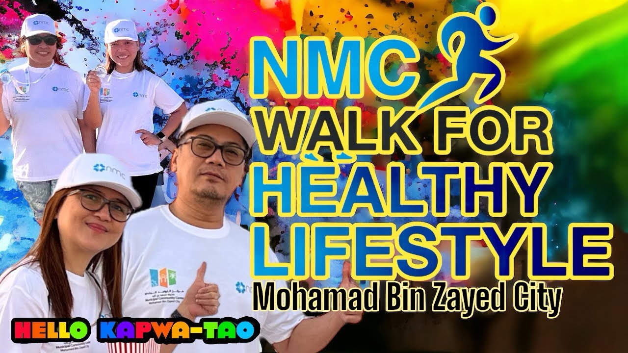 NMC WALKATHON - MBZ City - Walk For Healthy Lifestyle - YouTube