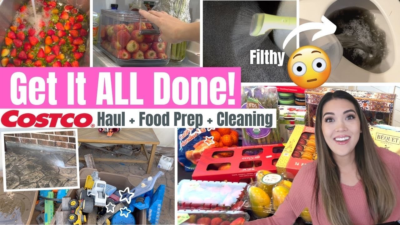 COSTCO HAUL, PRODUCE PREP & SPRING CLEANING! | Get It All Done ...