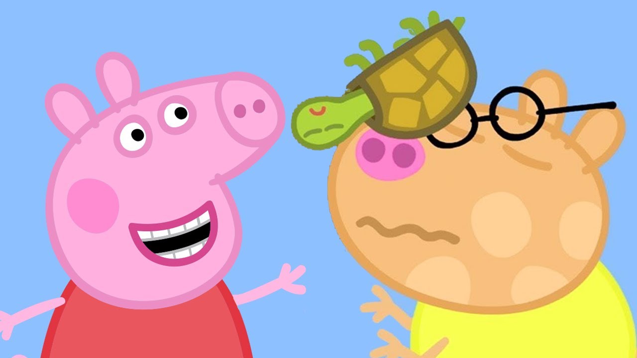 Peppa Pig Italiano 🐢 Tiddles La Tartaruga Cade Sul Naso Di Pedro ...