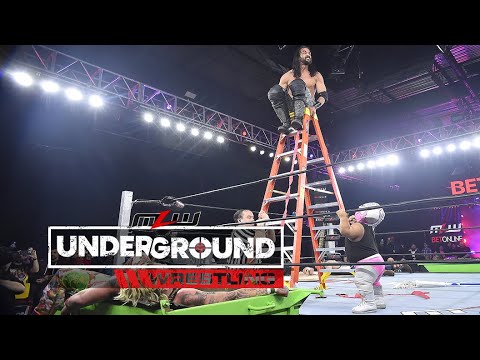 MLW Underground Wrestling# 10: Dumpster Match! Microman vs. Real1 vs ...