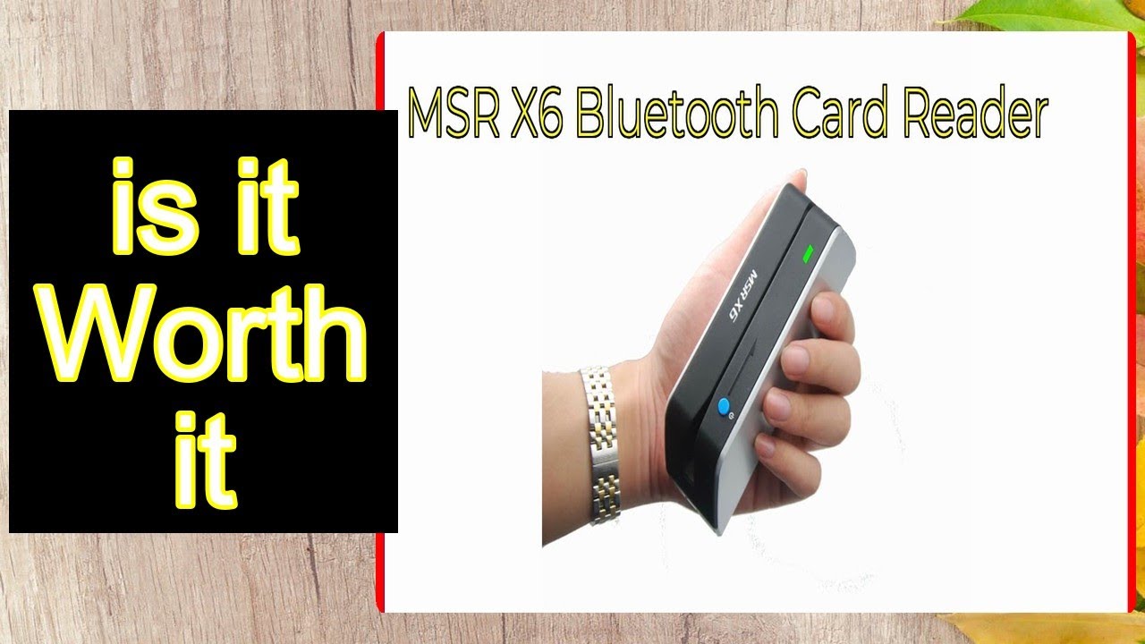 MSR X6 Bluetooth Card Reader REVIEW – Important Information - YouTube