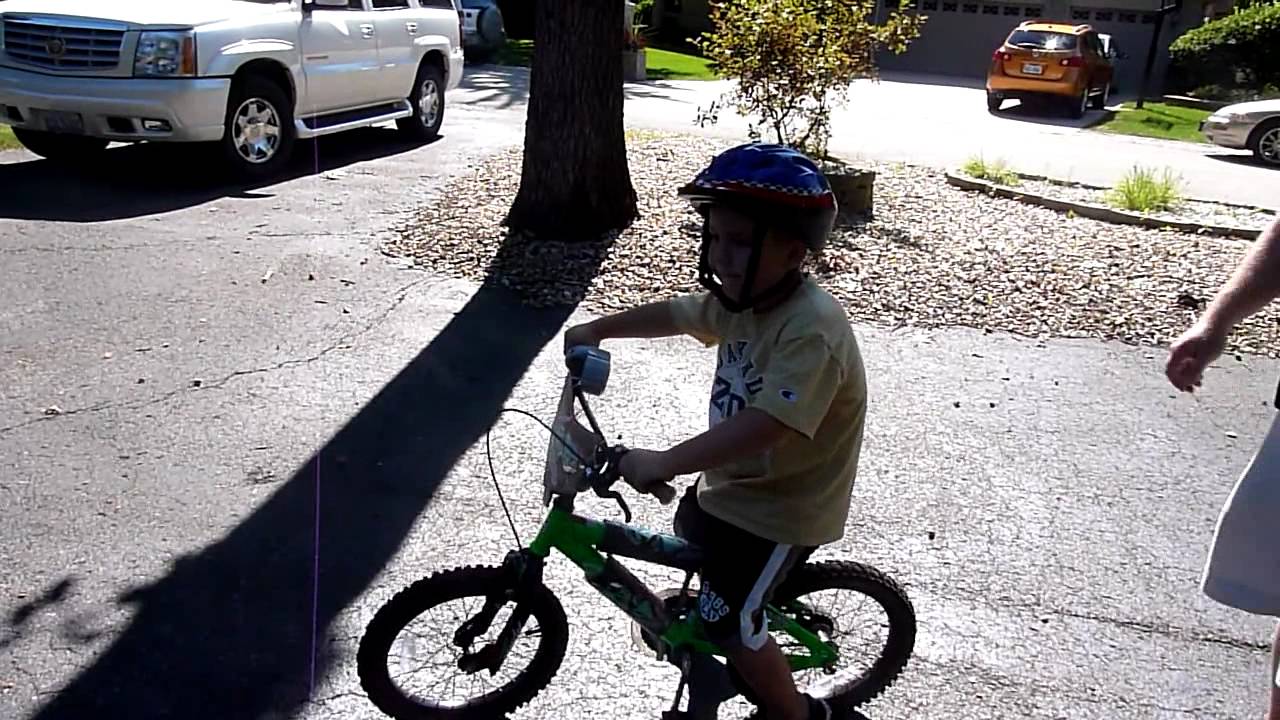 Training wheels off... - YouTube