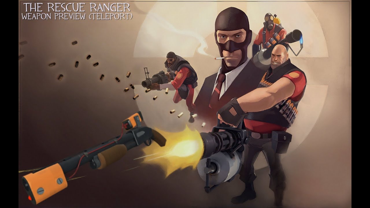 Team Fortress 2 Weapon Demonstration: 'The Rescue Ranger' Teleport ...