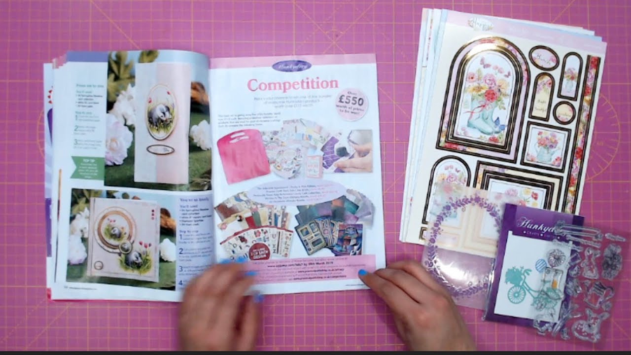 Unboxing: Hunkydory Cardmaking Collection Kit 7 Unboxing - YouTube