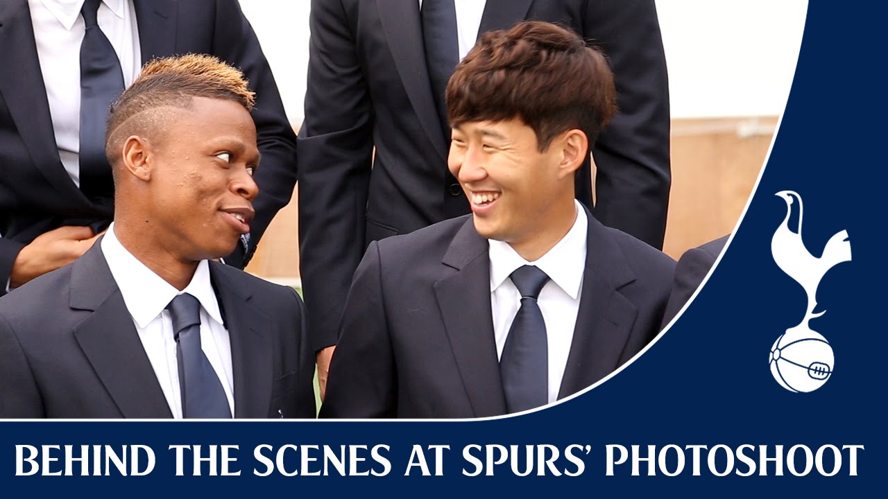 Behind The Scenes At Spurs' Photoshoot - YouTube
