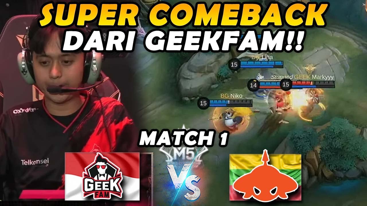 GEEKFAM TANPA NAEL!! PERTAMA KALI LIAT MARKY JUNGLER COY!! - GEEK VS BG ...