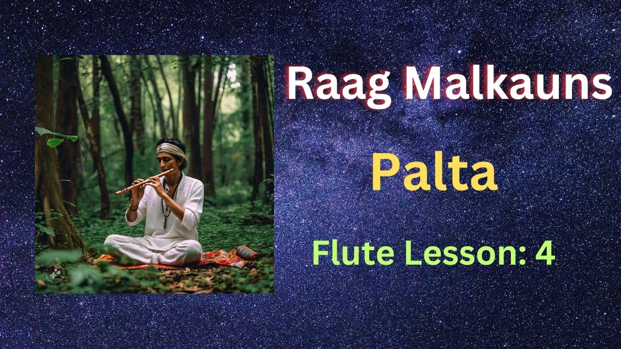 Flute Lesson: 04 II Raag Malkauns Palta Practice - YouTube