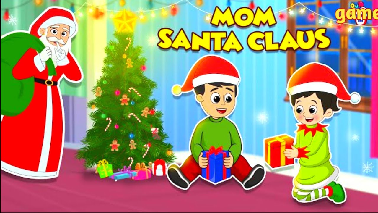 Today I became the Santa mom | Santa Claus game - YouTube