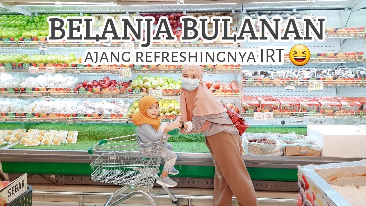 BELANJA BULANAN LENGKAP DENGAN HARGA - YouTube