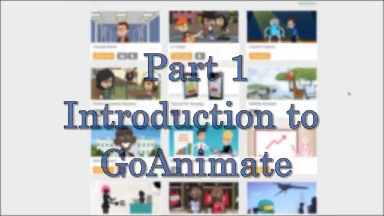 Day1 Introduction to GoAnimate4Schools - YouTube