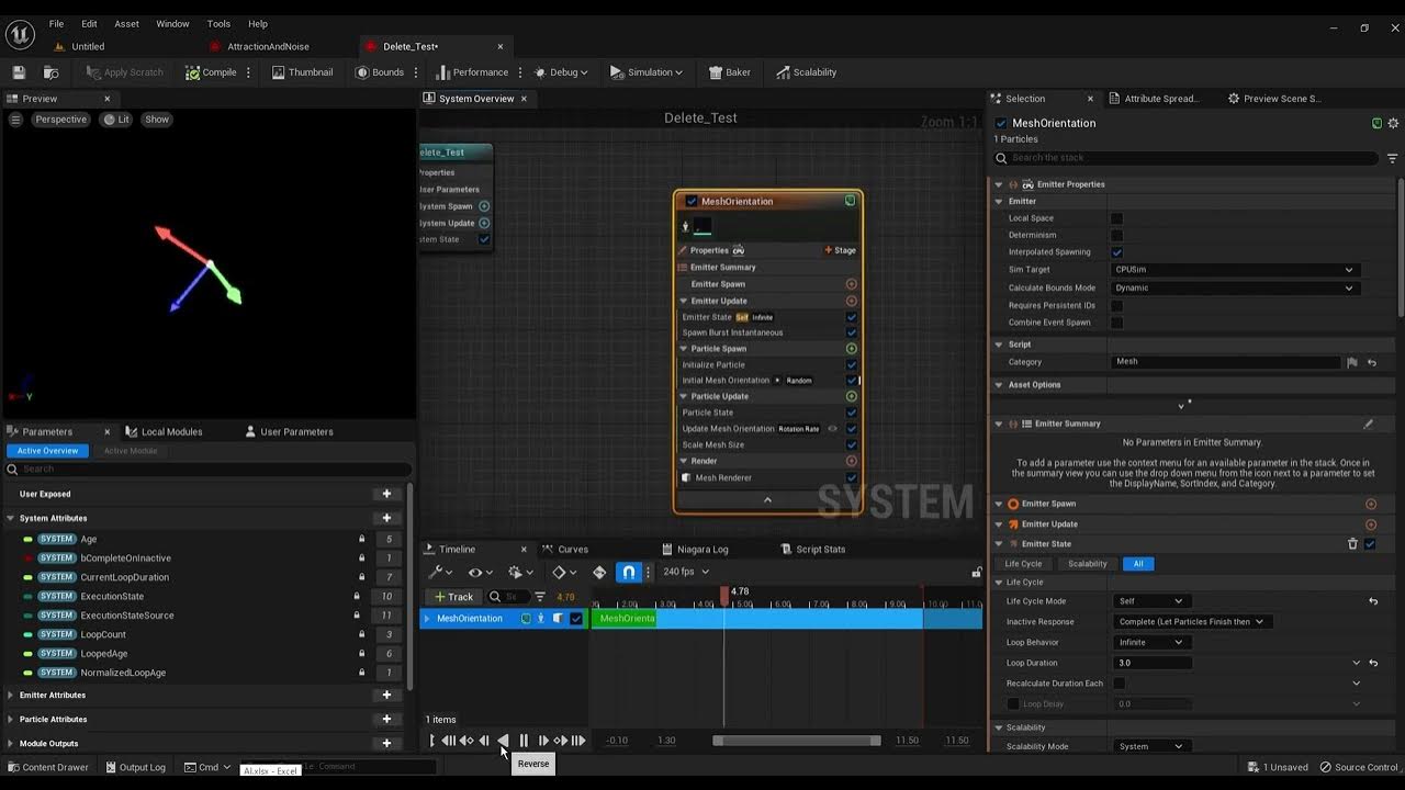 NIAGARA Behavior Sample 003 Mesh Orientation - YouTube