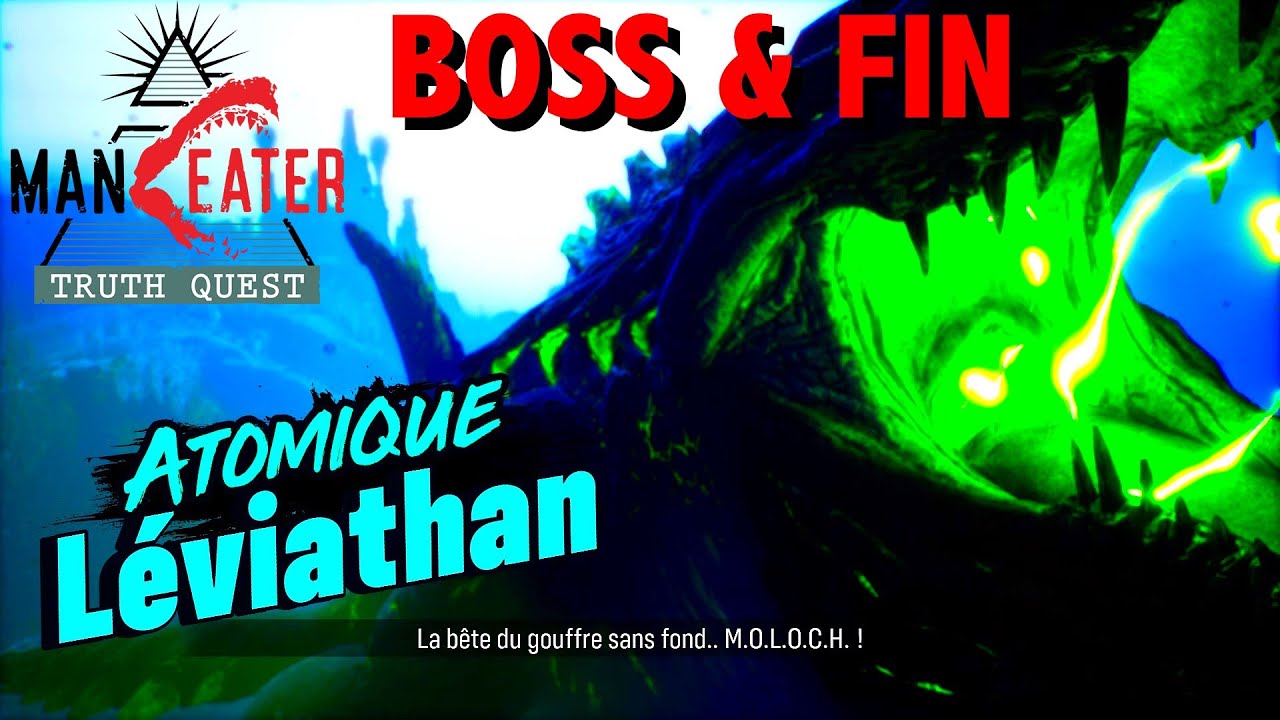 MANEATER DLC TRUTH QUEST BOSS FINAL LEVIATHAN & FIN - YouTube