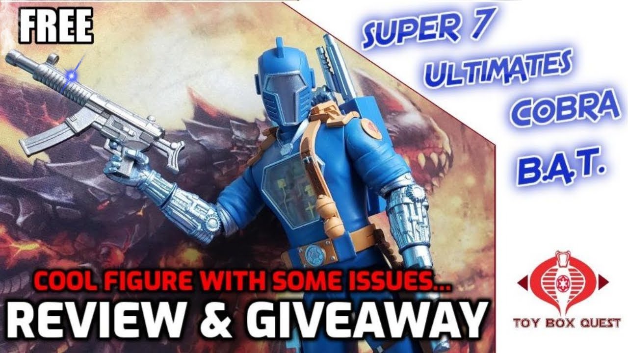 GI JOE ULTIMATES COBRA BAT SDCC EXCLUSIVE FIGURE REVIEW POSING ...