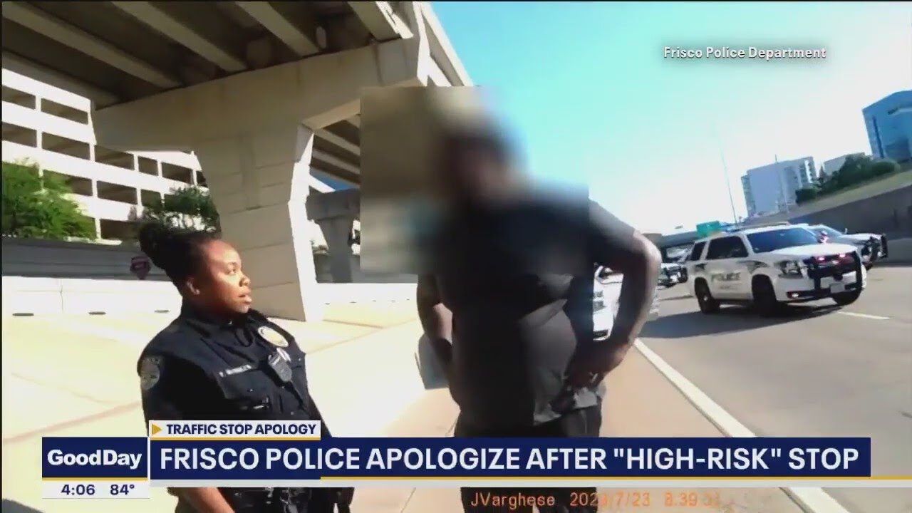 Frisco police apologize after 'high-risk' traffic stop - YouTube