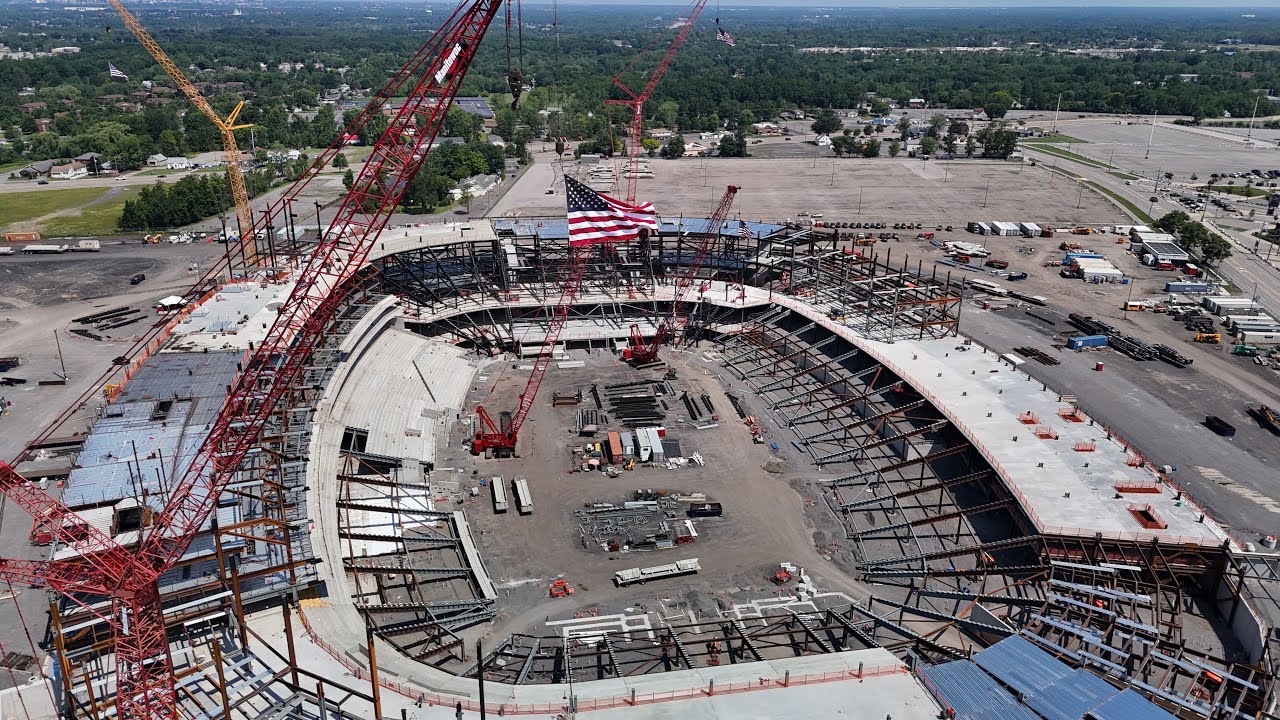 Buffalo Bills NEW Stadium Construction Update July 14 2024 - YouTube