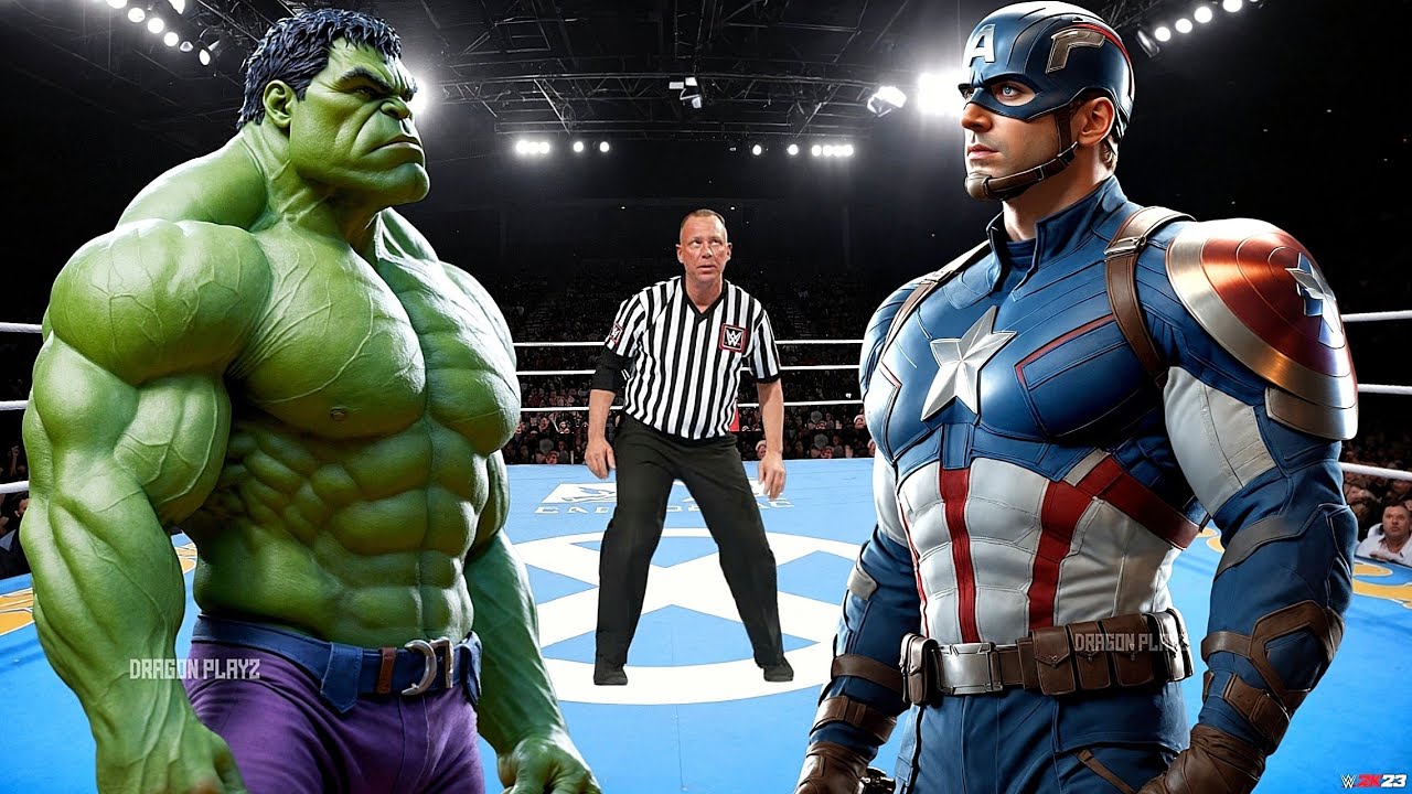 HULK VS CAPTAIN AMERICA - EPIC BATTLE - YouTube