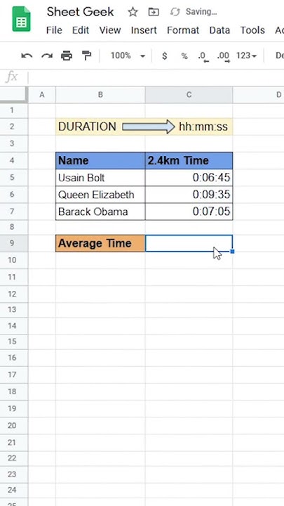 One simple way to calculate average time! - YouTube