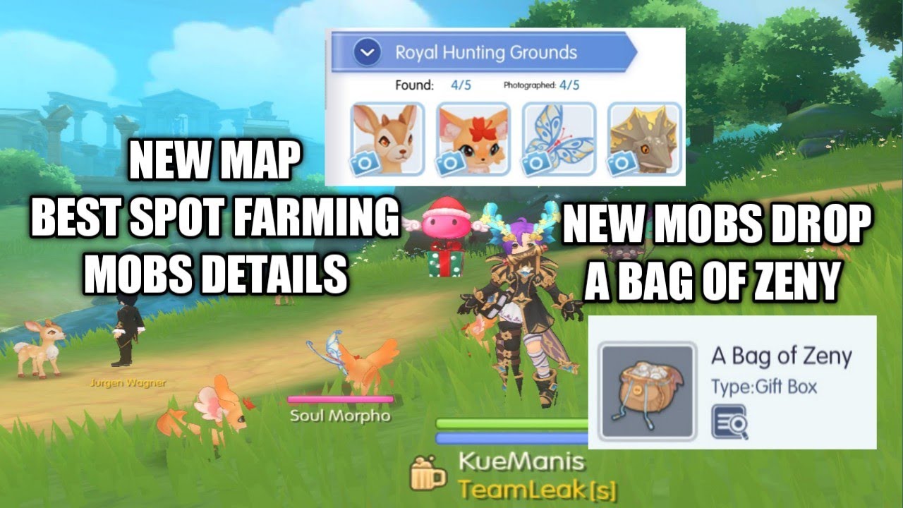 New Farming Map, Mobs Details and Best Spot Farming - Royal Hunting ...