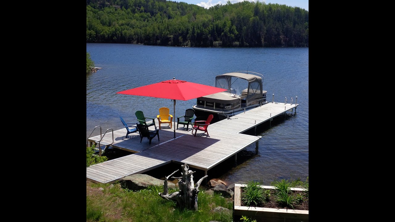 Designer Series Pole Dock by On the Water Designs - YouTube
