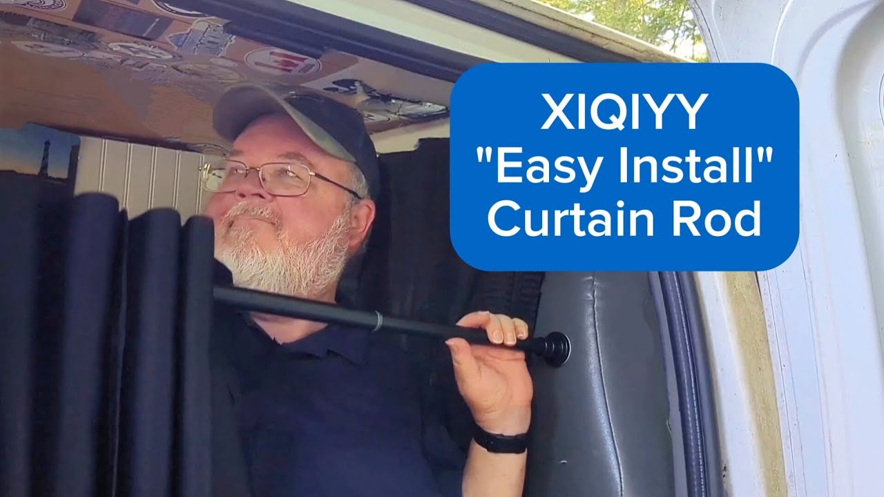 Curtain Rod Installation Easy DIY in a Van by XIQIYY - YouTube