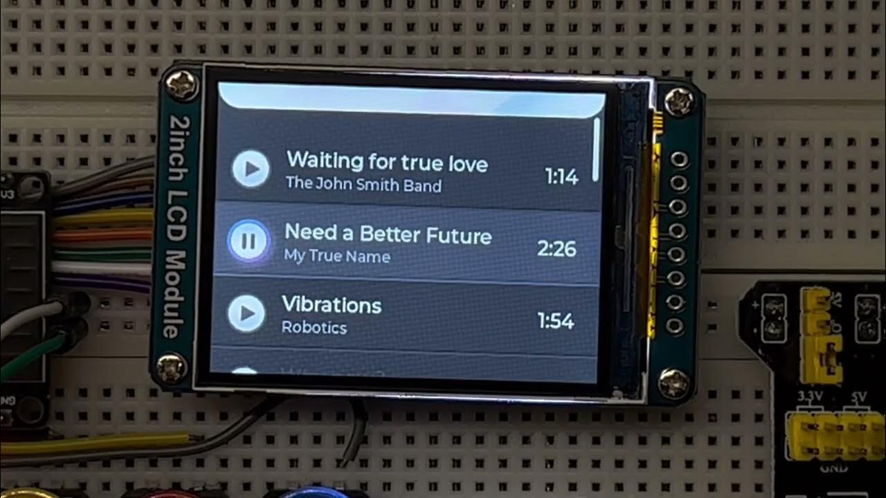 Esp32 Spi Lcd St7789 With Dma And Lvgl Arduino Ide And Tft Espi Youtube