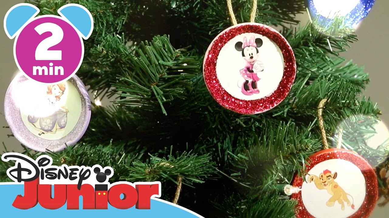 Christmas Craft Tutorials | Christmas Tree Ornaments | Disney Junior UK ...