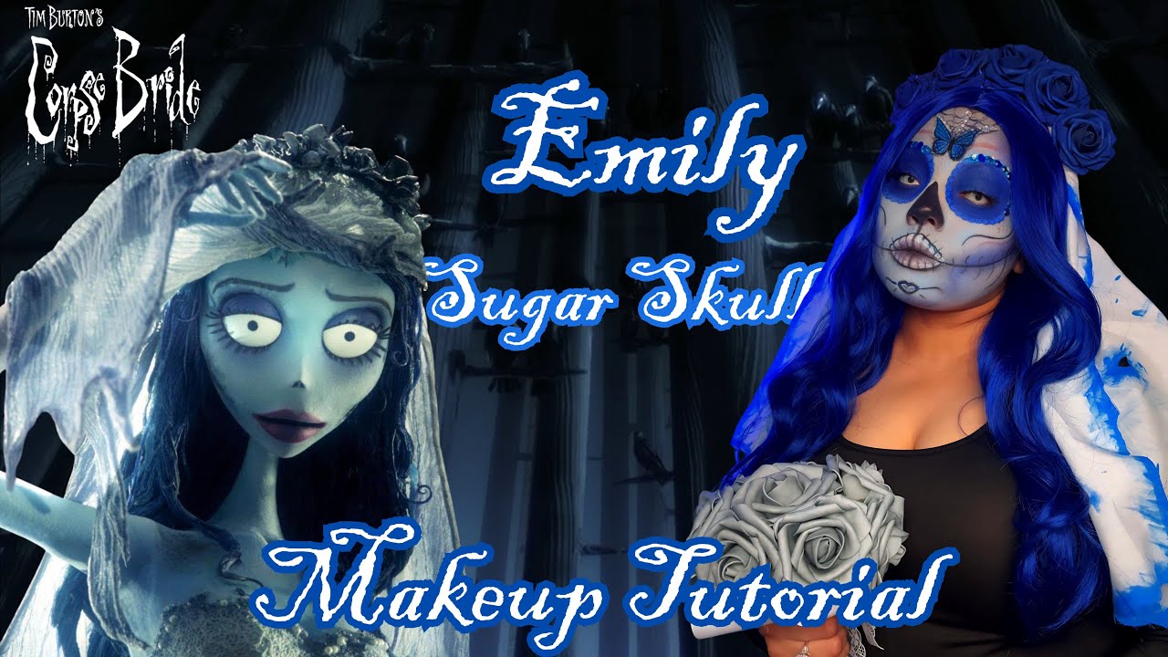 Emily - Corpse Bride Catrina/Sugar Skull Makeup Tutorial - YouTube