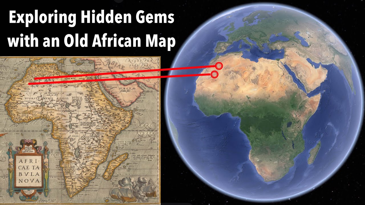 Ancient Mysteries: Exploring Google Earth with a 1584 Map of Africa ...